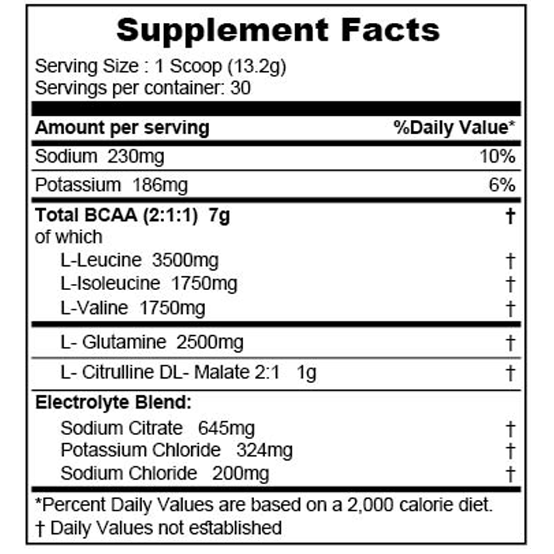 Muscle Core BCAA (Branched Chain Amino Acid)